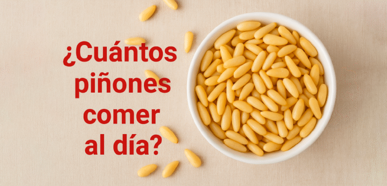 ¿Cuántos piñones comer al día?